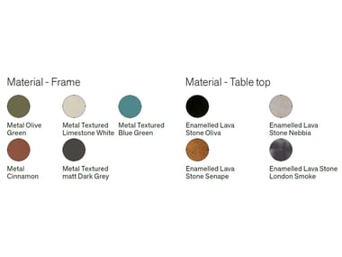 BOLDINI Garden side table By Ethimo