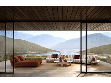 PERISCOPIO Fabric sofa By Exteta