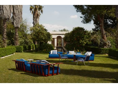 SUNSET PLATFORM Garden sofa By Exteta