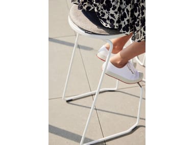 TIKI BAR STOOL Steel stool By Extremis | design Dirk Wynants