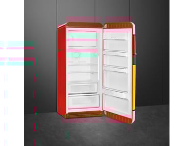 FAB28 MULTICOLOR Freestanding single door refrigerator Class A++ By Smeg