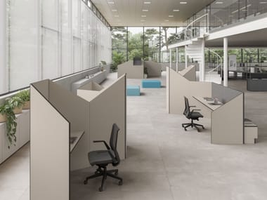 PANORAMA Office booth By FANTONI | design UNStudio