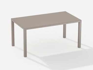 EASY Rectangular aluminium garden table By FAST