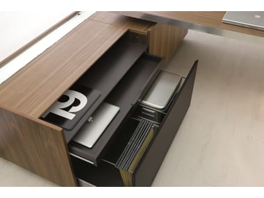 ALPHA EXECUTIVE Wooden executive desk By Archiutti | design ambostudio ...
