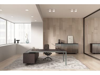 ALPHA EXECUTIVE Wooden executive desk By Archiutti | design ambostudio ...