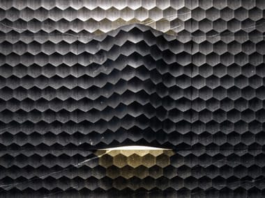 Marble 3D Wall Cladding FAVO By LITHOS DESIGN design Raffaello Galiotto