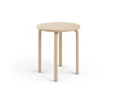 FEEL Round wooden side table By Brunner | design AART Designers