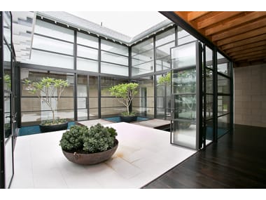 FERROFINESTRA® W40 | Patio door Steel patio door By Ottostumm