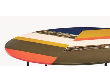 FISHBONE Round methacrylate coffee table By Moroso | design Patricia ...