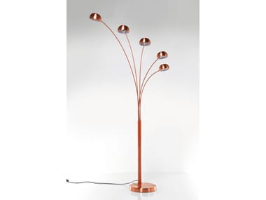 Adjustable floor lamp FIVE FINGERS COPPER By KARE Design