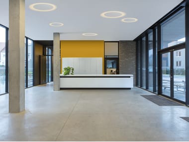 FLAT MOON ECLIPS LED recessed ceiling lamp By Modular Lighting Instruments