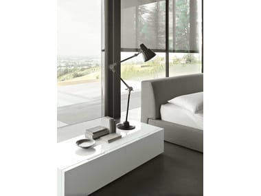 FLIN Wooden bedside table with drawers By Lema | design Officinadesign Lema