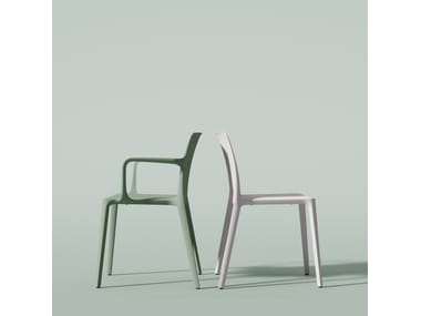FLUIT | Chair with integrated cushion Fluit Collection By ACTIU design ...