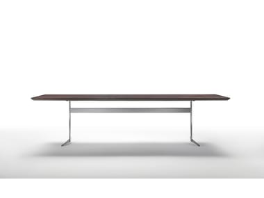 FLY Rectangular wooden table By Flexform | design Antonio Citterio