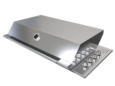 FOBQ 1000 G X Gas stainless steel barbecue By Fulgor Milano