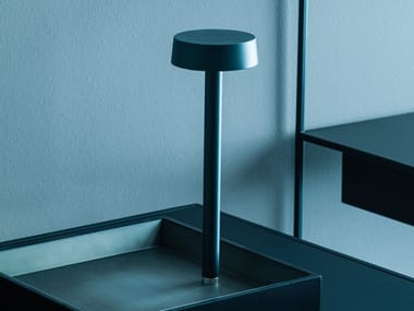 FOLLOW ME LED cordless metal table lamp By Adriani e Rossi edizioni