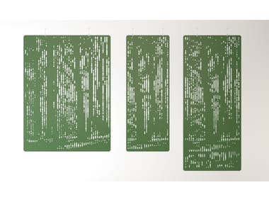 FOREST Sound absorbing hanging recycled plastic office screen By IMPACT ...