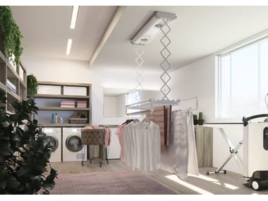 FOXYDRY AIR Electric ceiling clothesline with remote control By Foxydry