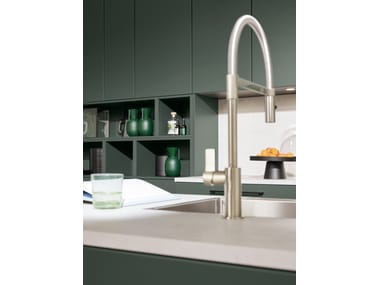 FRAME LACK/SOFT LACK BLACK GREEN Kitchen By Nolte Küchen