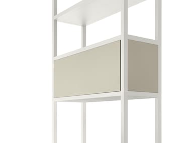 FRAME Open low metal office shelving By Fantin | design Salvatore Indriolo