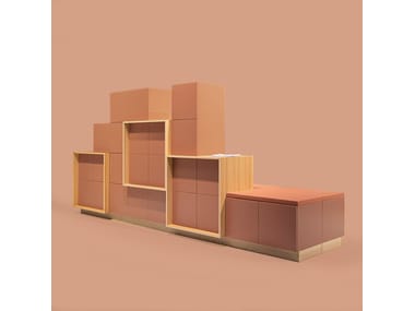 Modular office storage unit FRAME By Mizetto
