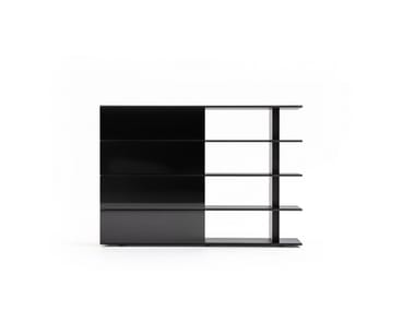 FRAME-SHIFT Open sectional wood veneer bookcase By Moroso | design ...