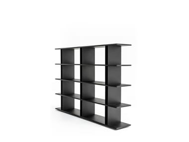FRAME-SHIFT Open sectional wood veneer bookcase By Moroso | design ...