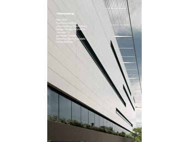 Ventilated facade FRAME SYSTEM/ INVISIBLE FIXING By Laminam