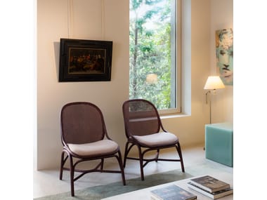 FRAMES Rattan easy chair By EXPORMIM | design Jaime Hayon