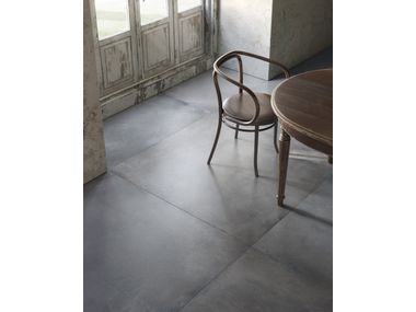 Full-body porcelain stoneware wall/floor tiles with concrete effect ...