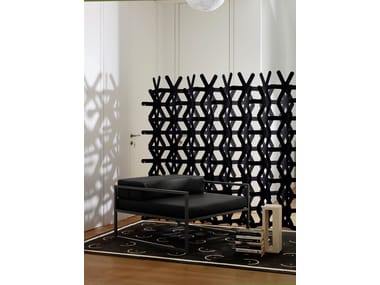 FRONZONI ’64 With removable cover leather armchair By Cappellini ...