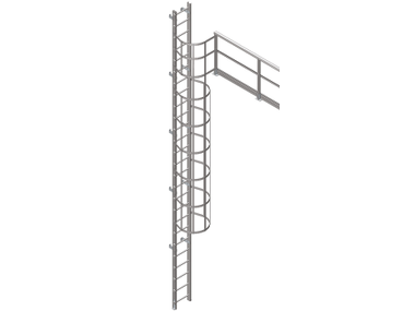 FRP-ACS FIXED LADDER Fiberglass safety stair By M.M.