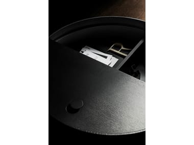 FULL MOON Round coffee table with storage space By Living Divani ...