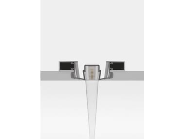Anodized aluminium linear lighting profile FYLO+ SURFACE_4 By Linea ...
