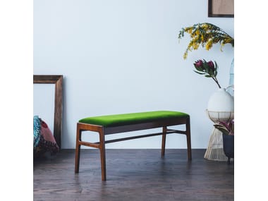 Fabric bench Upholstered fabric bench By KARIMOKU