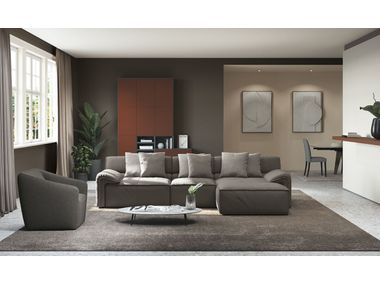 SPRING Modular fabric sofa By Febal Casa