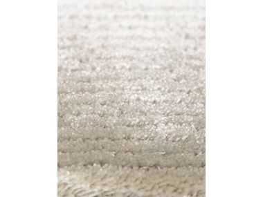 ECOLICIOUS CREAM WHITE Rectangular handmade rug By Feyyn