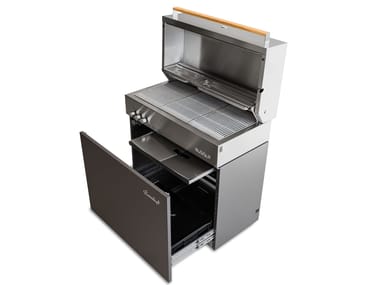 BLOCK D Stainless steel infrared gas grill By Flammkraft | design ...