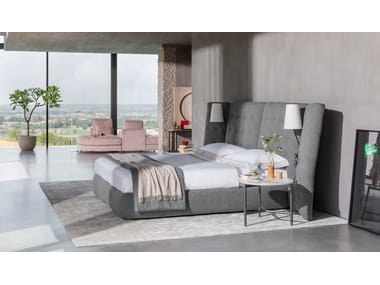 Letto con testiera alta ANGLE PARAVENTO - Flou - Edilportale