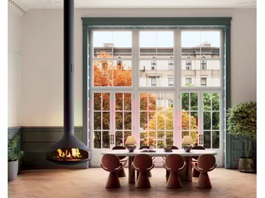 ERGOFOCUS BIOETHANOL Hanging bioethanol steel fireplace By Focus ...