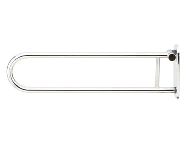 COMFORT & SAFETY U-shaped folding metal toilet grab bar By Geesa