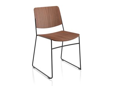 LINK 60X WOOD Silla By Fornasarig