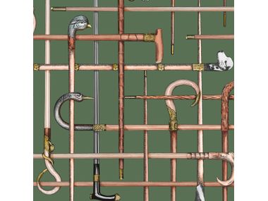 BASTONI Wallpaper By Fornasetti