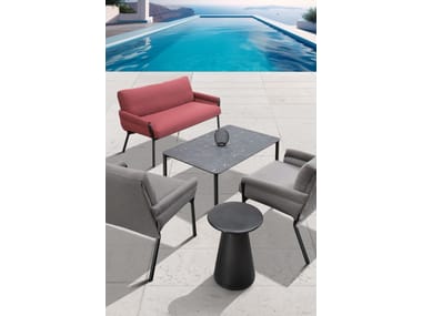 MANTIX LOW Rectangular Compactop® coffee table By GABER