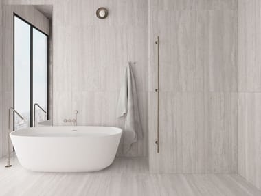 TRAVERTINE CHIARO Porcelain stoneware wall/floor tiles with travertine ...