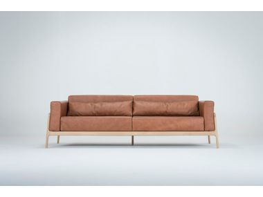 FAWN 3 seater leather sofa By GAZZDA | design Salih Teskeredzic