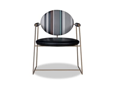 Sedia a medaglione con braccioli GEMMA By BAXTER
