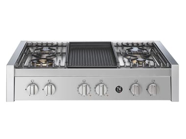 GENESI Built-in stainless steel hob By Steel