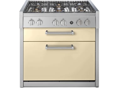 GENESI Stainless steel kitchen unit for hob By Steel