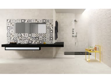 Porcelain stoneware wall/floor tiles with concrete effect GENESIS By ...